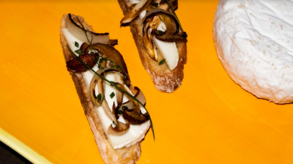 Merry Goat Round and Wild Mushroom Crostini | FireFly Farms